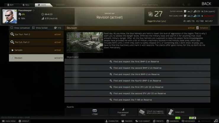 How to Finish the Revision Quest in Escape from Tarkov