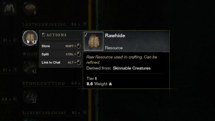 Where to Get Rawhide in New World | DiamondLobby