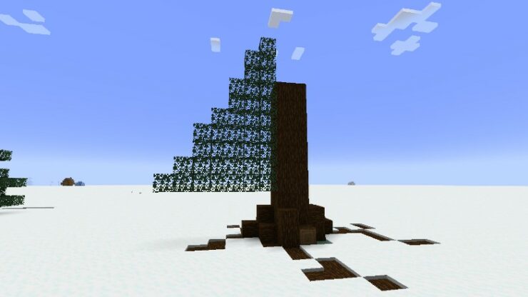 How to Make a Christmas Tree in Minecraft | DiamondLobby