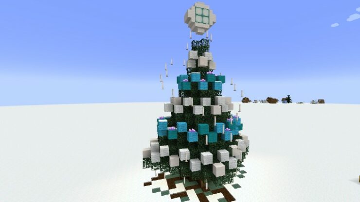 How to Make a Christmas Tree in Minecraft | DiamondLobby