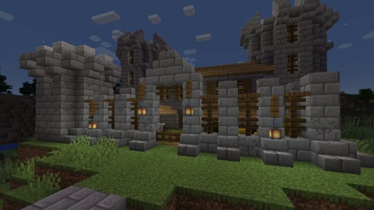 How to Build a Small Castle in Minecraft | DiamondLobby