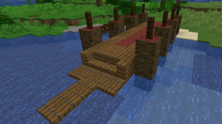 How to Build a Dock in Minecraft | DiamondLobby