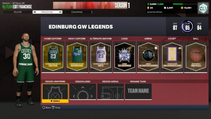 How to Get Custom Jerseys & Logos in NBA 2K23 MyTeam