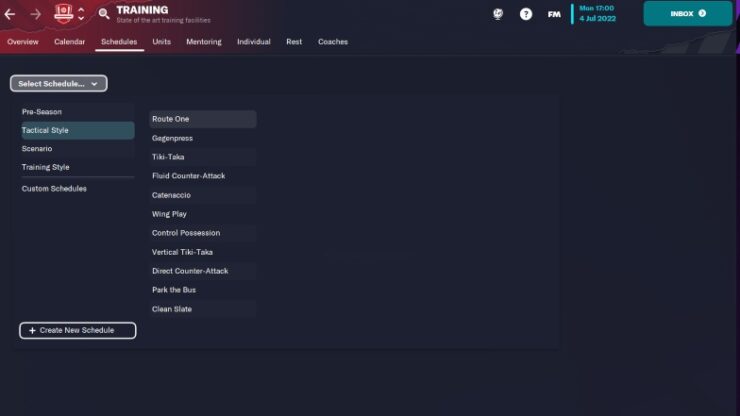 Football Manager 2023 Training Schedules Guide
