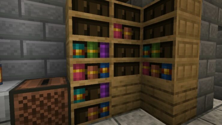 How to Make Chiseled Bookshelves in Minecraft | DiamondLobby