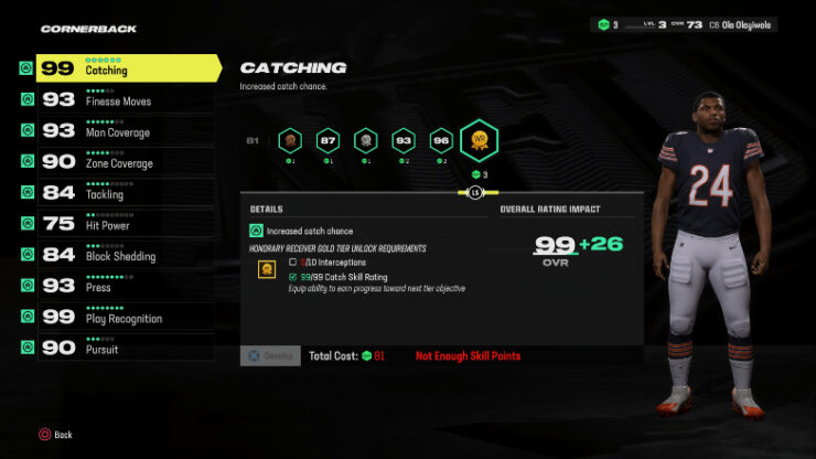 The Best Cornerback Build in Madden 24 Superstar Mode