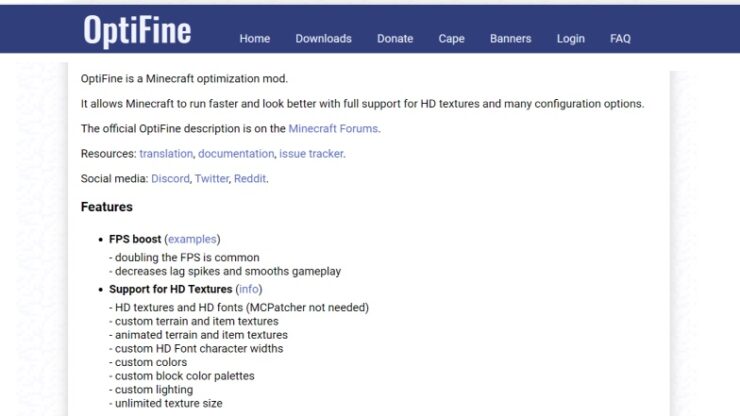 How to Install OptiFine | DiamondLobby
